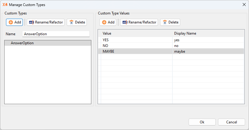 Custom Types erstellen